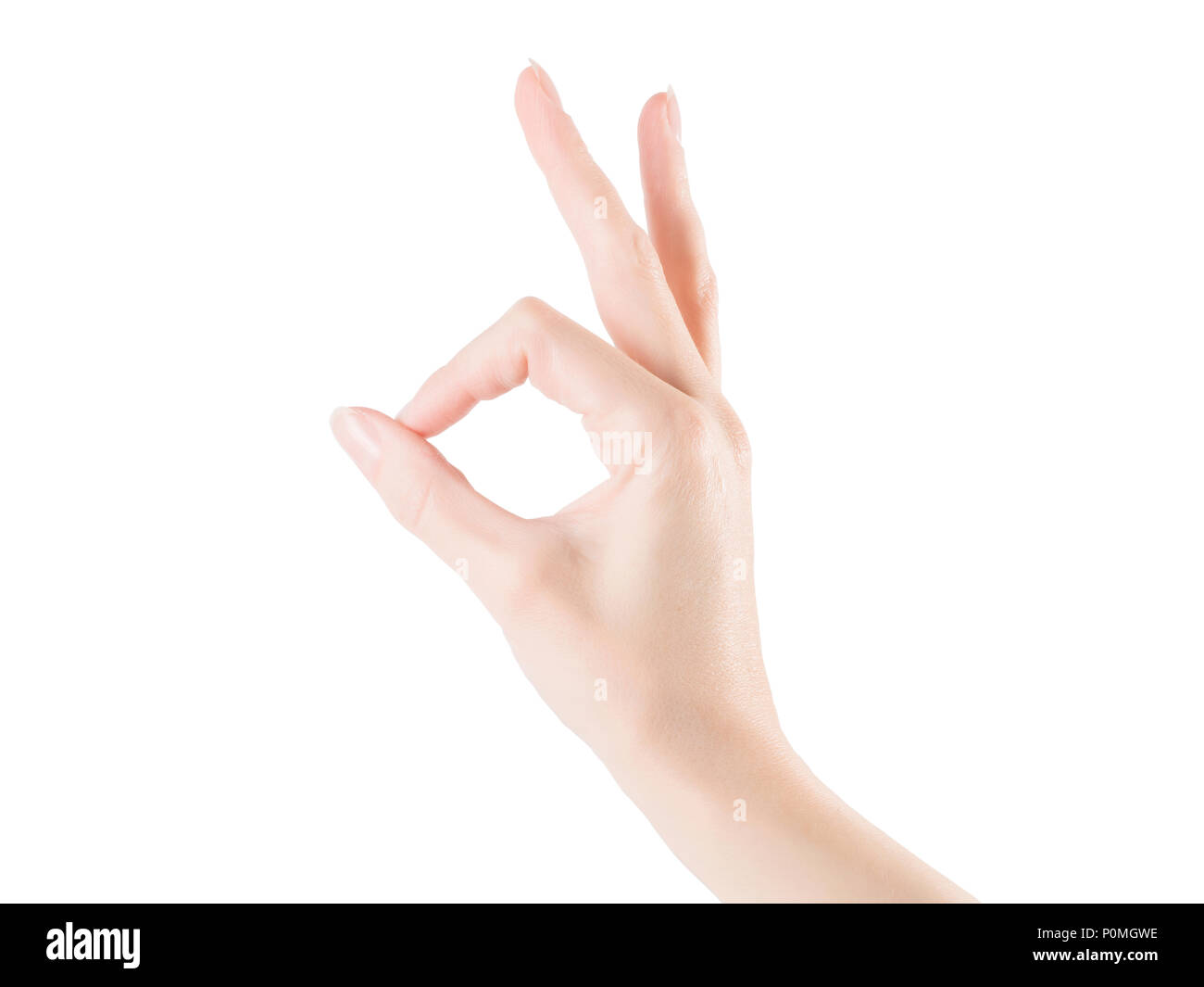 Hand gesture okay hi-res stock photography and images - Alamy