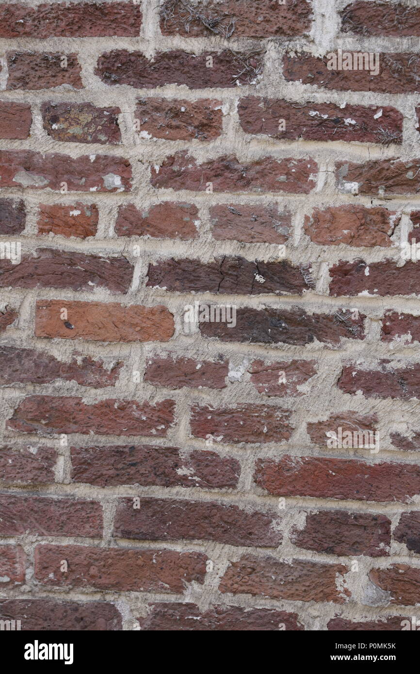 An old brick wall from a medieval house Stock Photo - Alamy