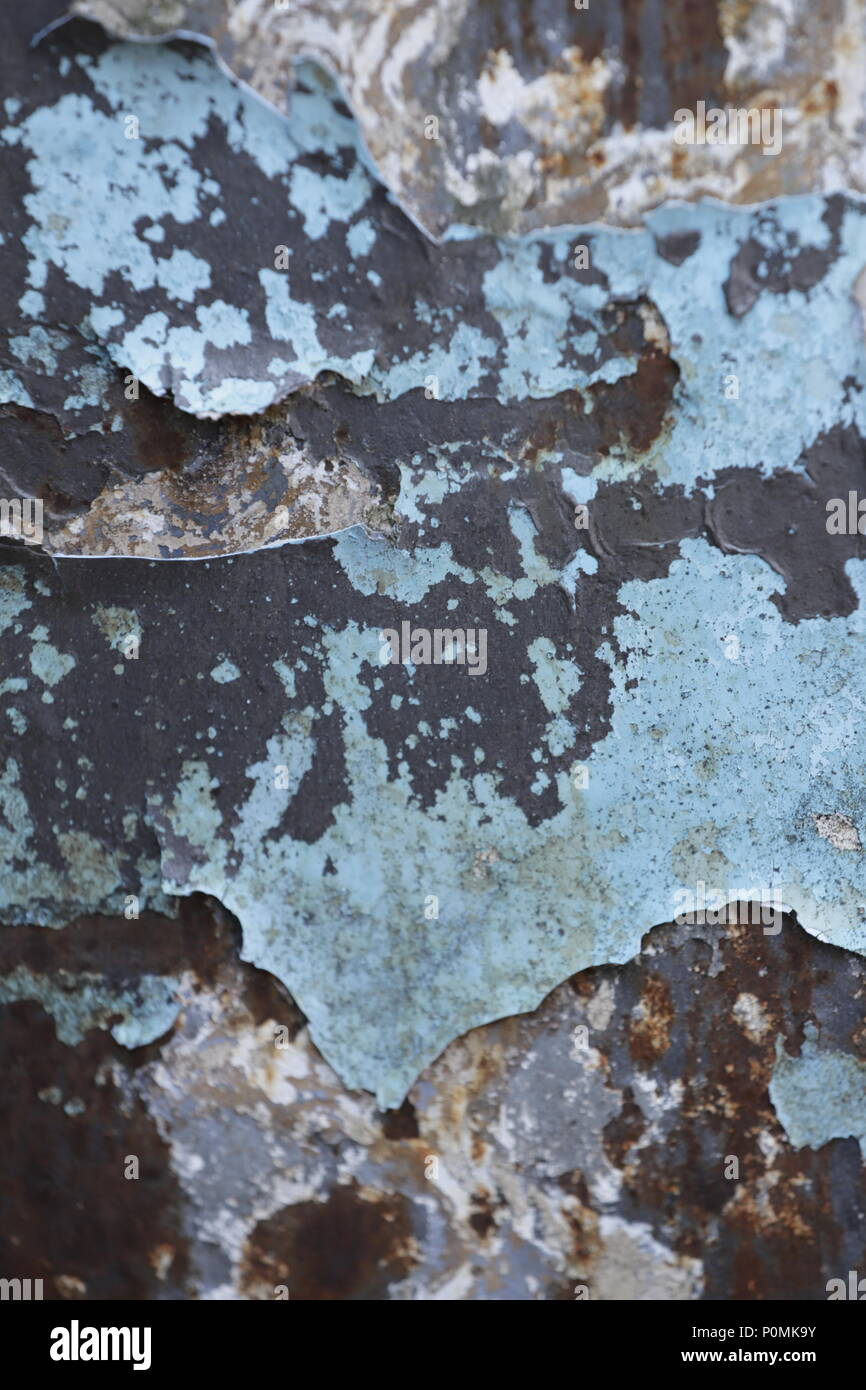 textures of old paint and metal Stock Photo - Alamy