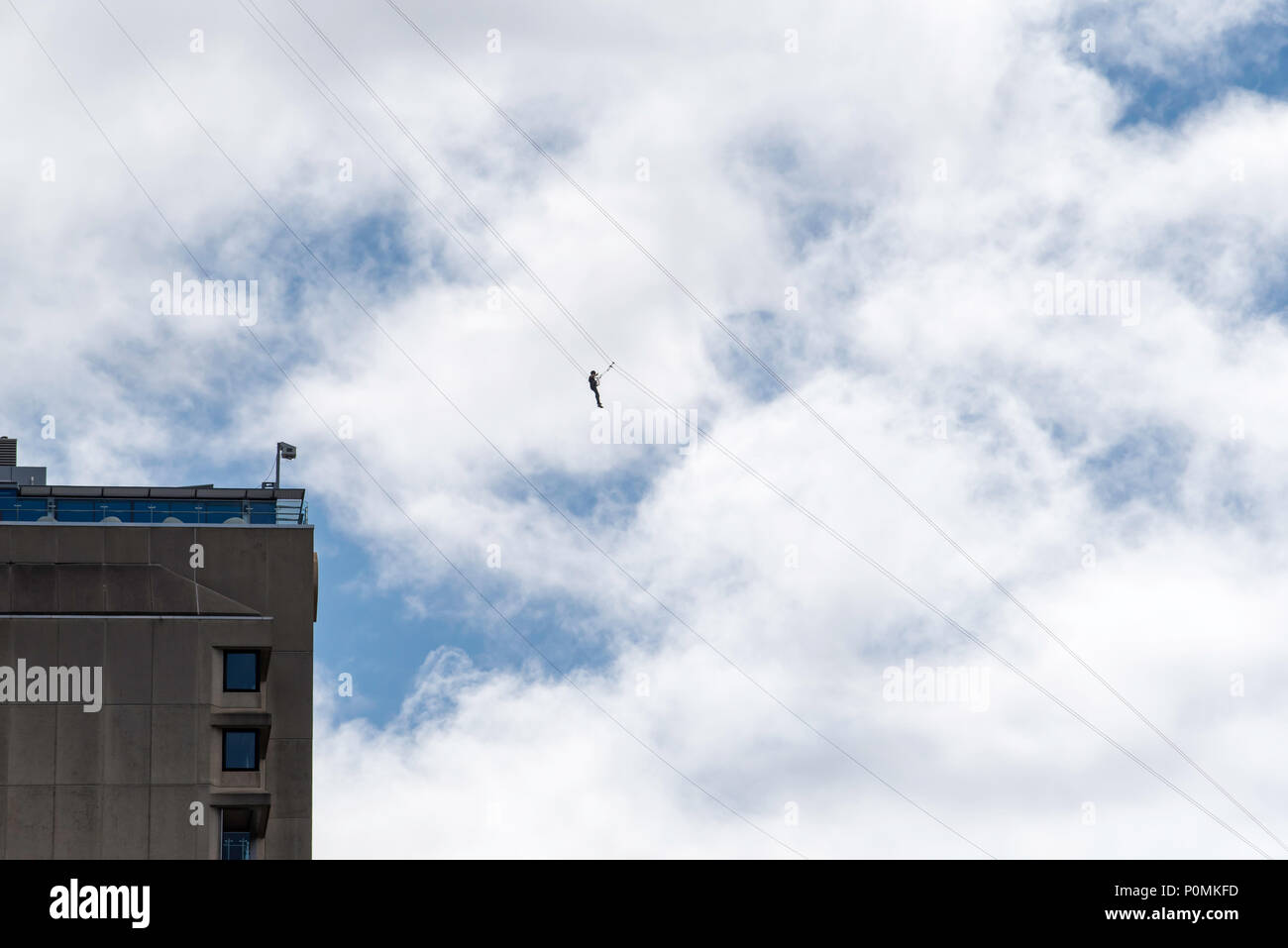 The AMP Foundation Big Zipper was a temp zip line and Australia's first ...