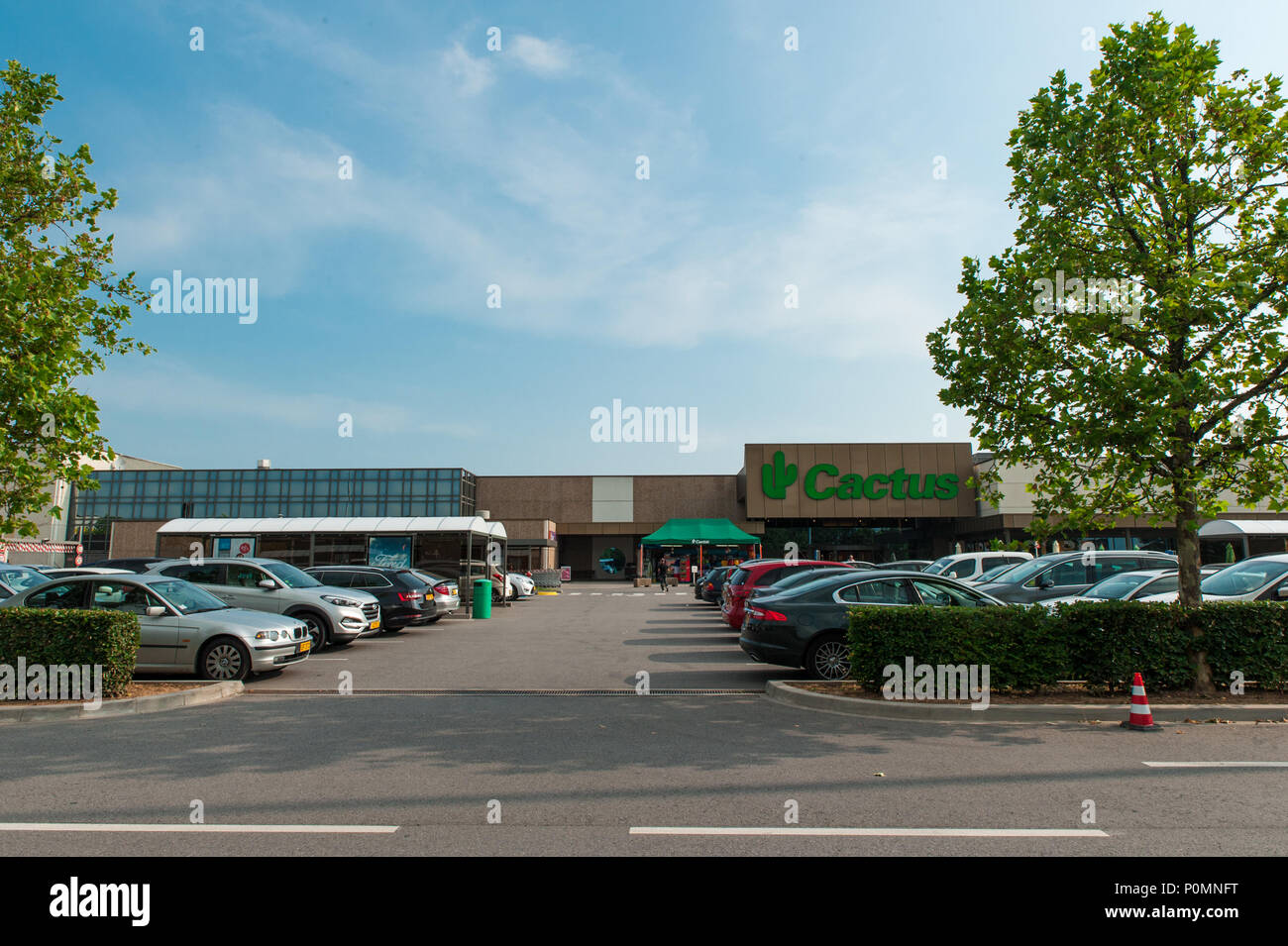 Cactus Supermarket. One of the biggest supermarkets of Luxembourg Stock ...