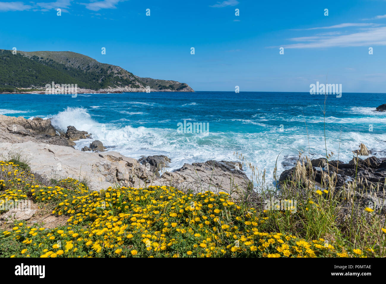 Cala Agulla on Mallorca, Spain Stock Photo - Alamy