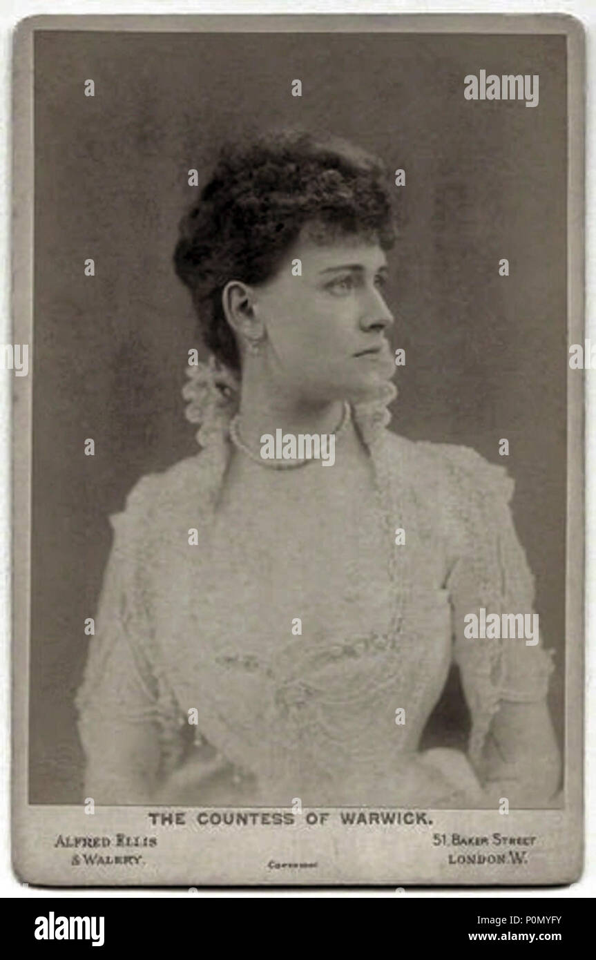 Daisy Greville Frances Evelyn Maynard Countess of Warwick by Ellis and ...