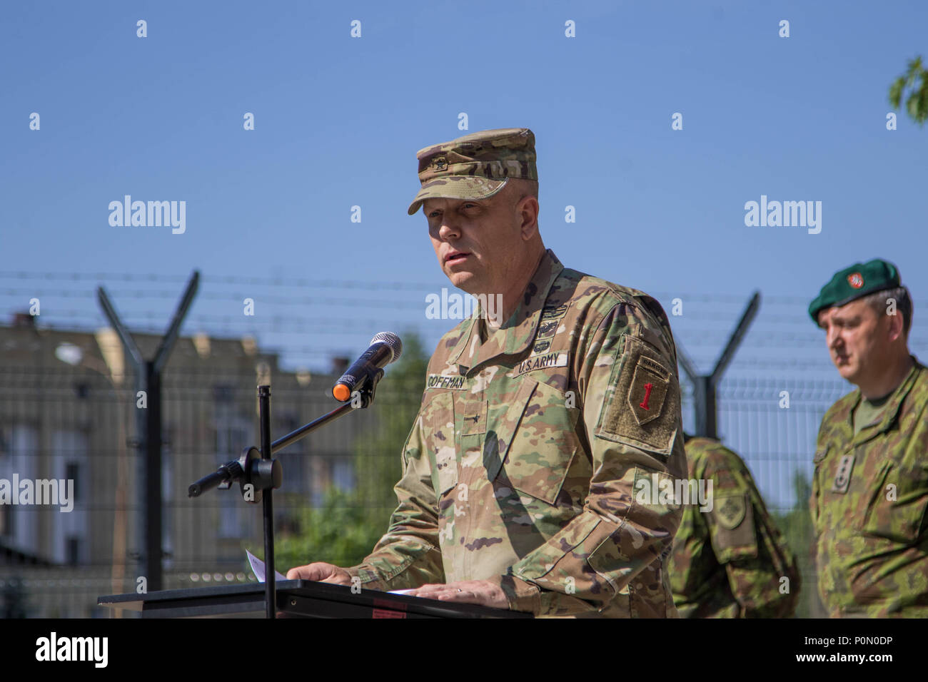Brig. Gen. Richard R. Coffman, commanding general for the United States ...