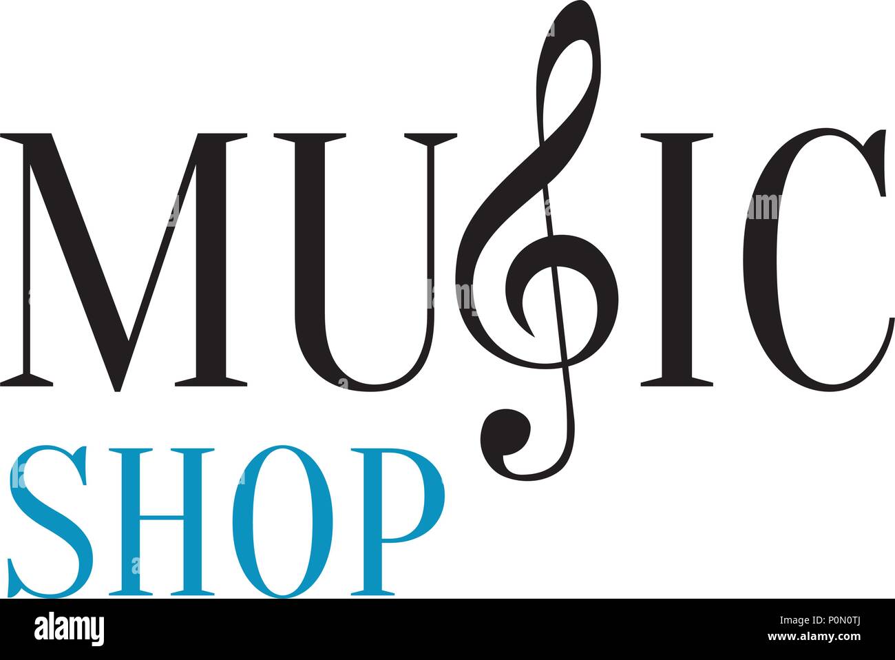 music shop label Stock Vector Image & Art - Alamy
