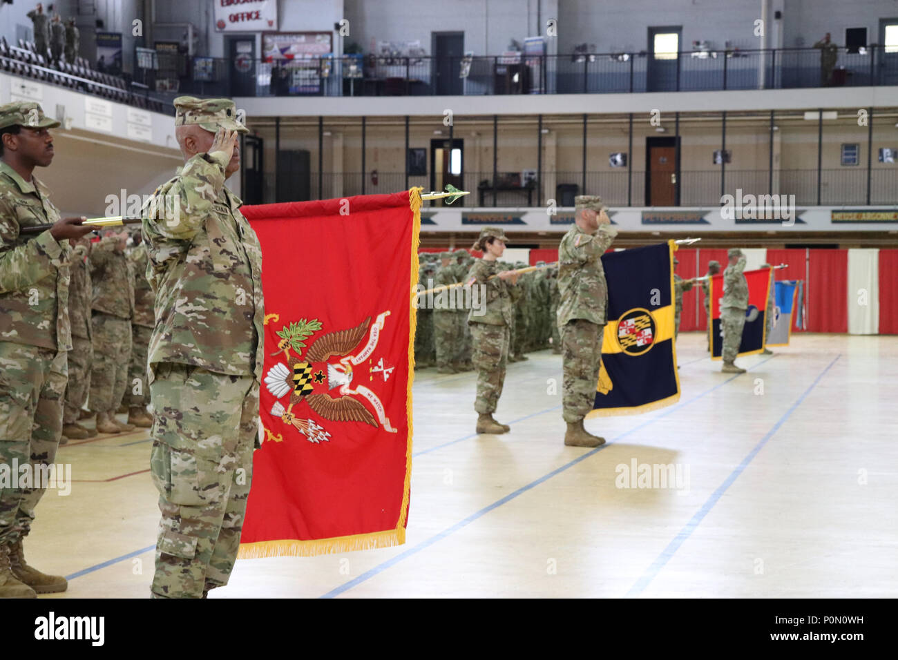 The Maryland Army National Guard hosted the change of command and ...