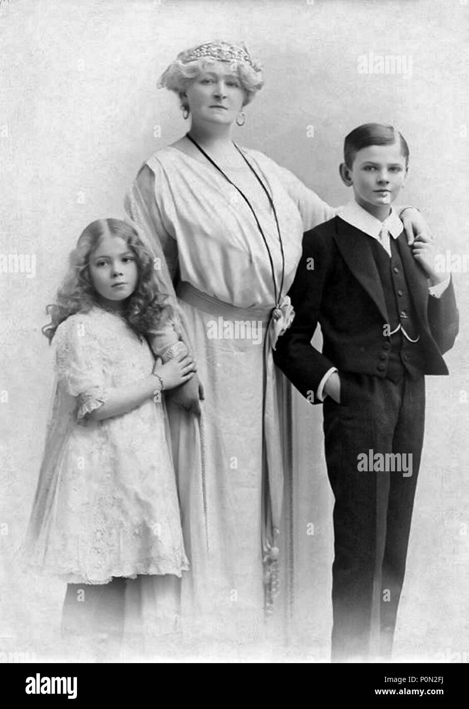 'Daisy' Greville, Frances Evelyn Maynard, Countess of Warwick, with ...