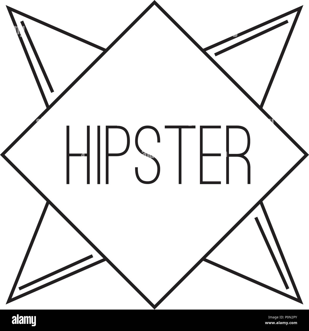 Abstract hipster label Stock Vector Image & Art - Alamy