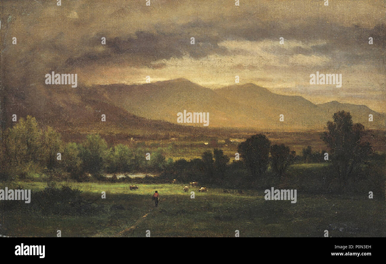 'Delaware Valley' by George Inness, 1860 Stock Photo - Alamy