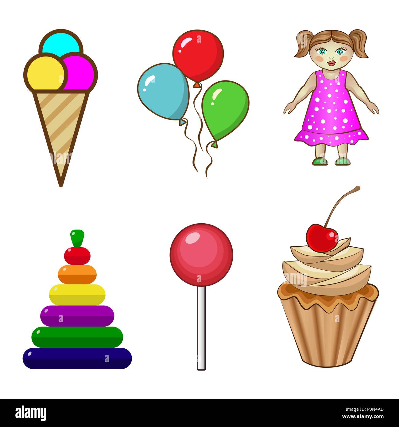 Chups chups Stock Vector Images - Alamy