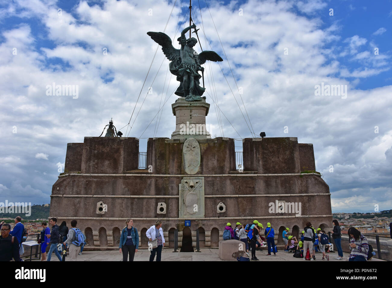 Rome, 17 May 2018, Reportage from S. Angel Castle. External and ...
