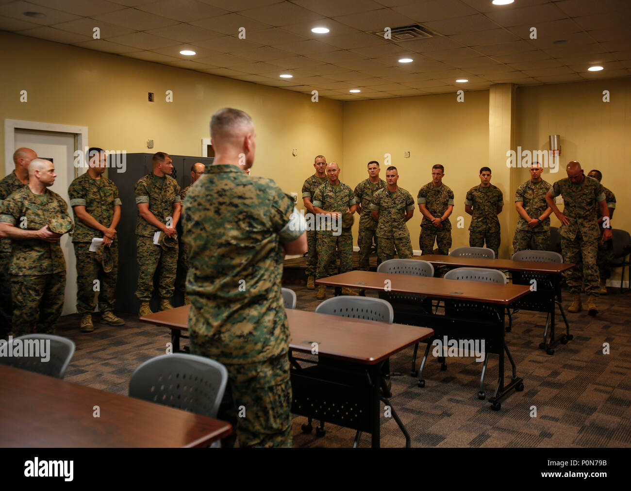 U.S. Marine Corps Brig. Gen. David W. Maxwell, 2nd Marine Logistics ...