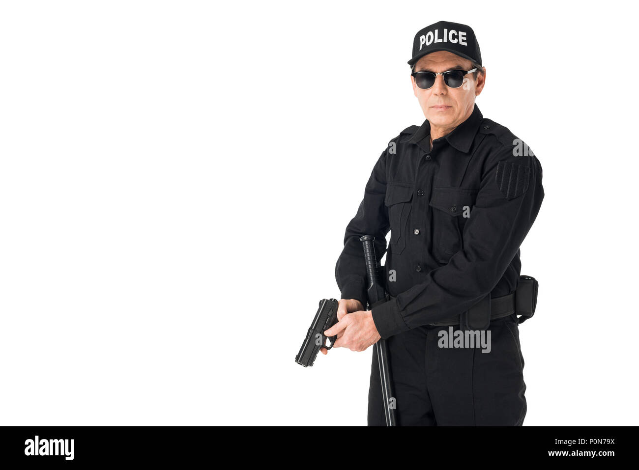 Policeman with sunglasses hi-res stock photography and images - Alamy