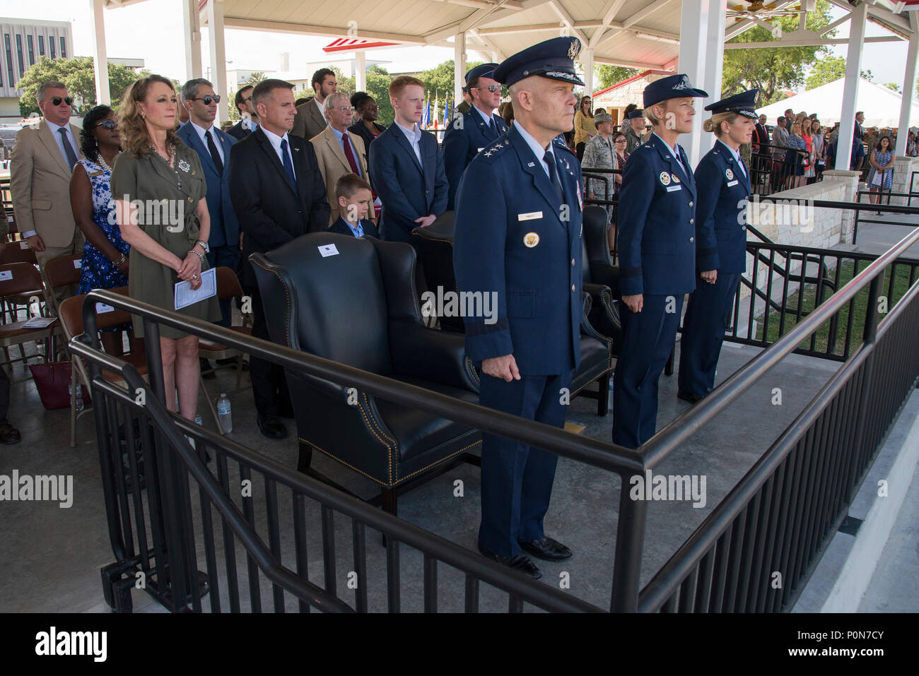 U.S Air Force Lt. Gen. Steve Kwast, commander of Air Education and ...