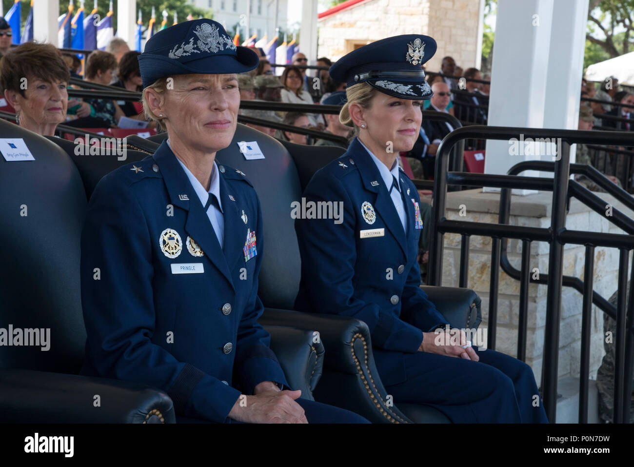 Brig. Gen. Heather Pringle, outgoing 502nd Air Base Wing and Joint Base ...