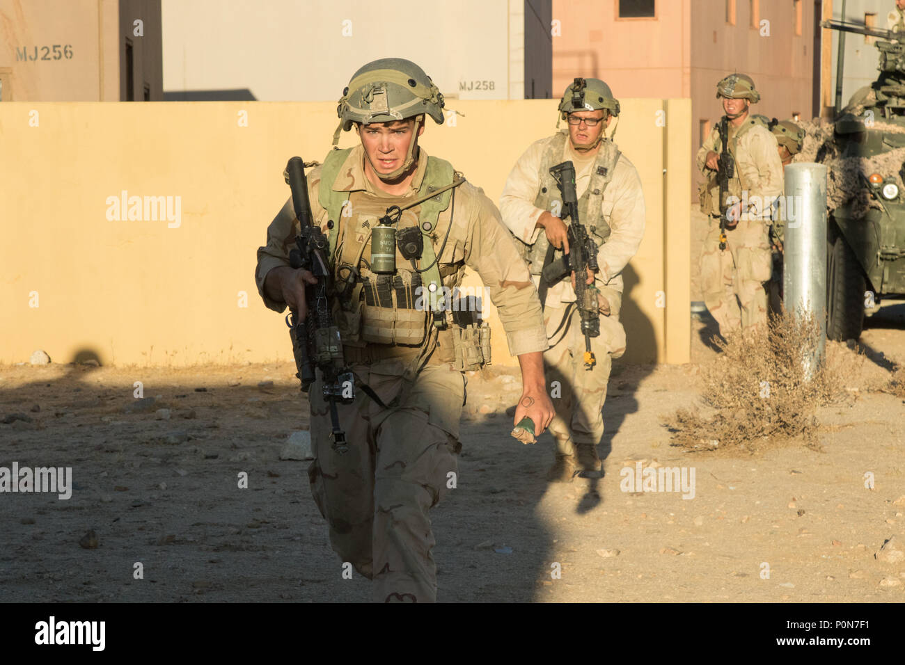 Irwin Ntc 11th Acr Army Forscom Blackhorse High Resolution Stock ...