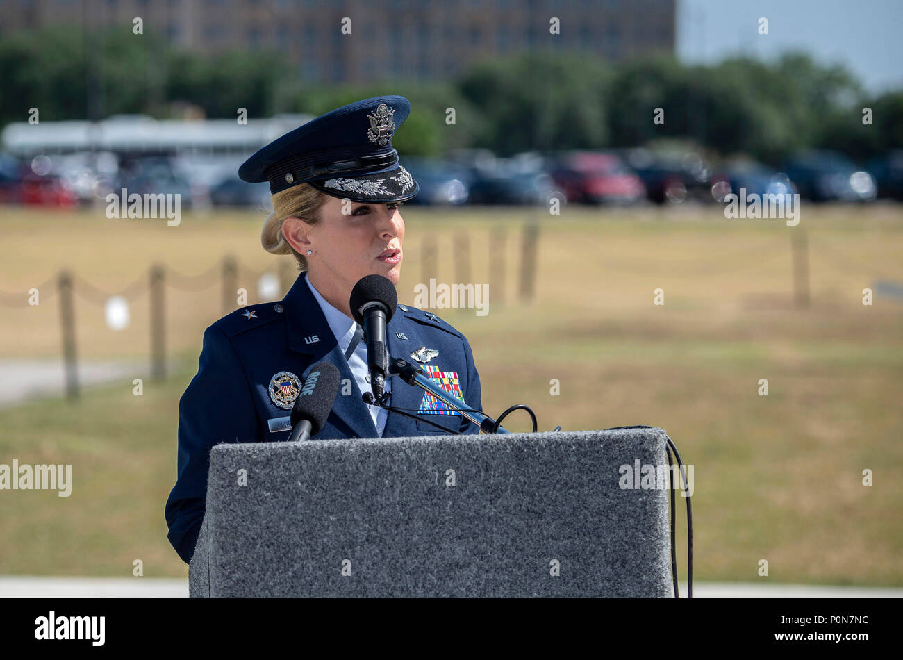 U.S Air Force Brig. Gen. Laura L. Lenderman, the new 502nd ABW and JBSA ...