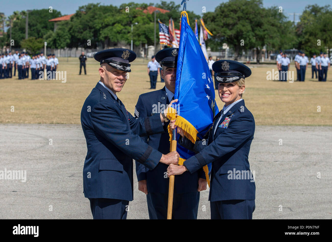 U.S Air Force Lt. Gen. Steve Kwast, commander of Air Education and ...
