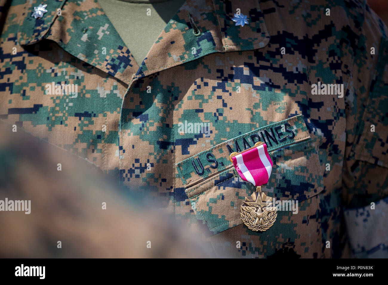 Lt. Col. Nicholas C. Nuzzo, outgoing commanding officer, Infantry ...