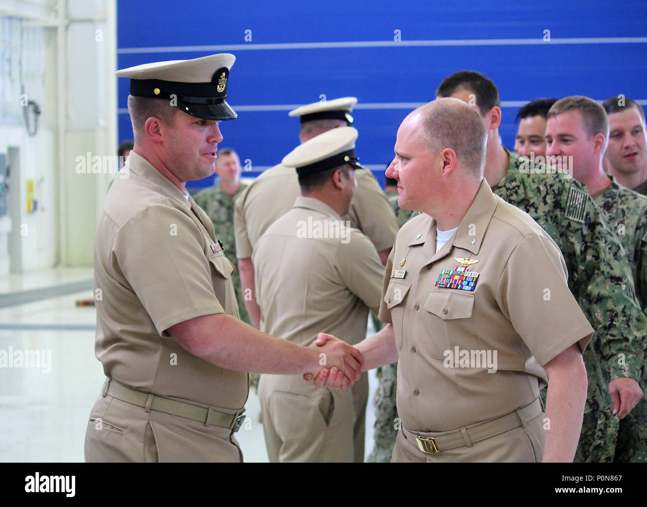OAK HARBOR, Wash. (June 6, 2018) — Cmdr. James Imlah, Patrol Squadron ...