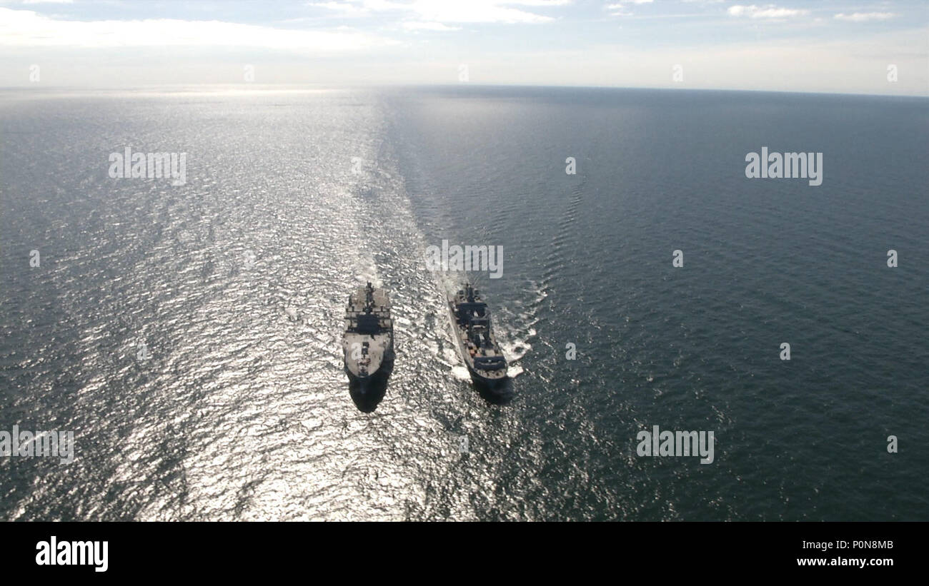 180602-N-NG710-010 BALTIC SEA (June 5, 2018) The Blue Ridge-class ...