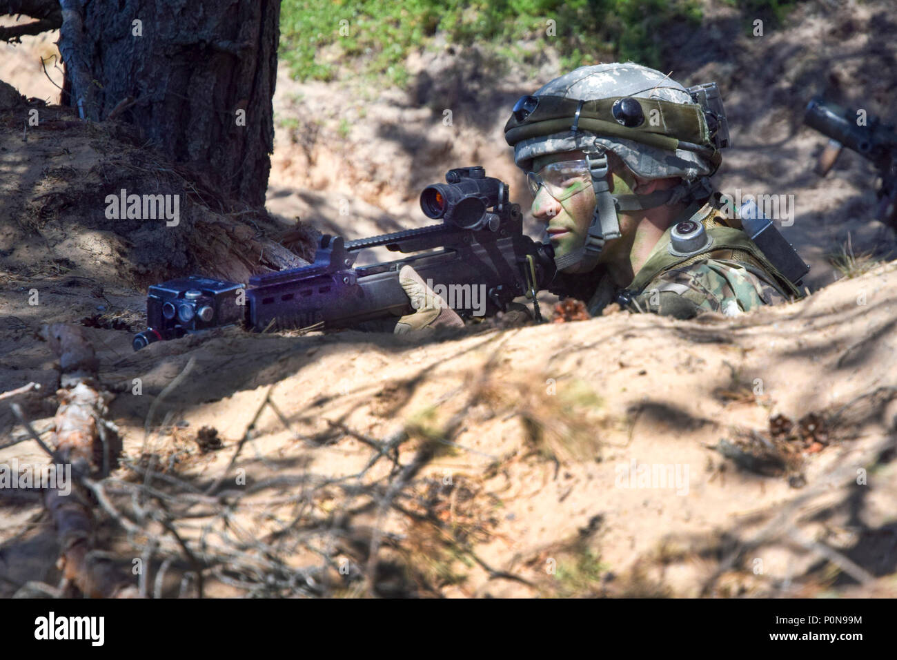 Cadet Ryan Freeman, along with other Latvian and U.S. Soldiers return ...