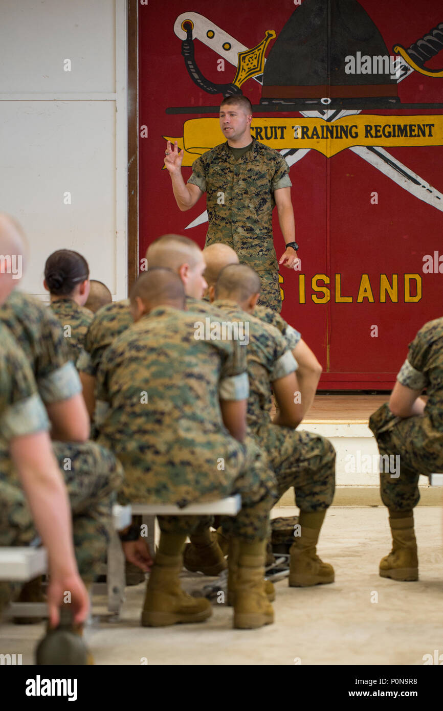 U.S. Marine Corps Capt. Anthony E. Sierawski, Delta Company Commander ...