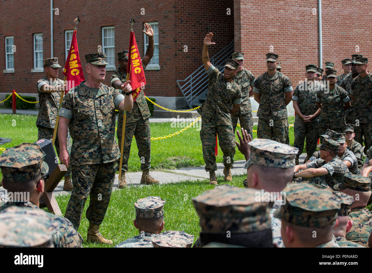U.S. Marine Corps Brig. Gen. David W. Maxwell, 2nd Marine Logistics ...