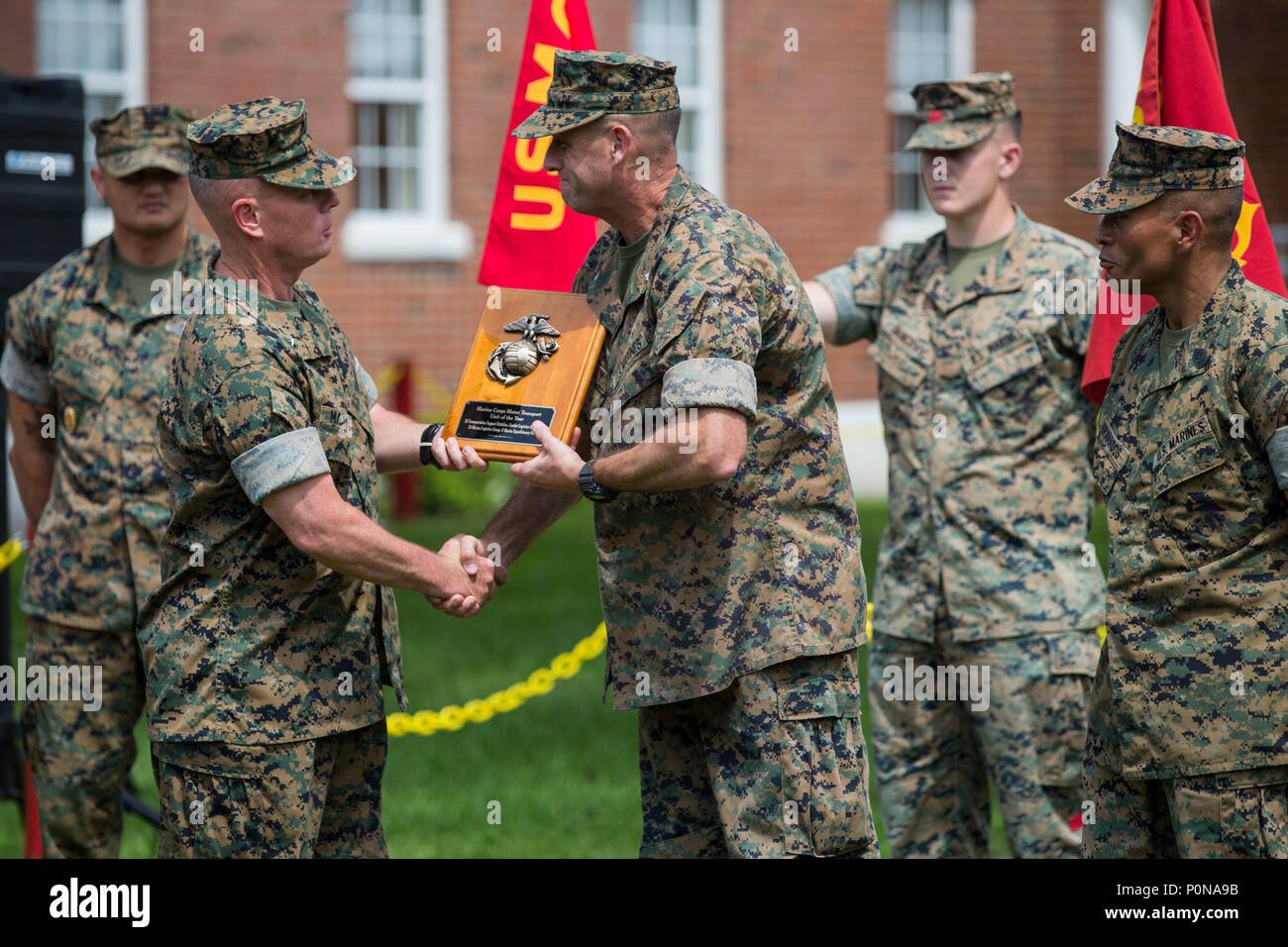 U.S. Marine Corps Brig. Gen. David W. Maxwell, 2nd Marine Logistics ...
