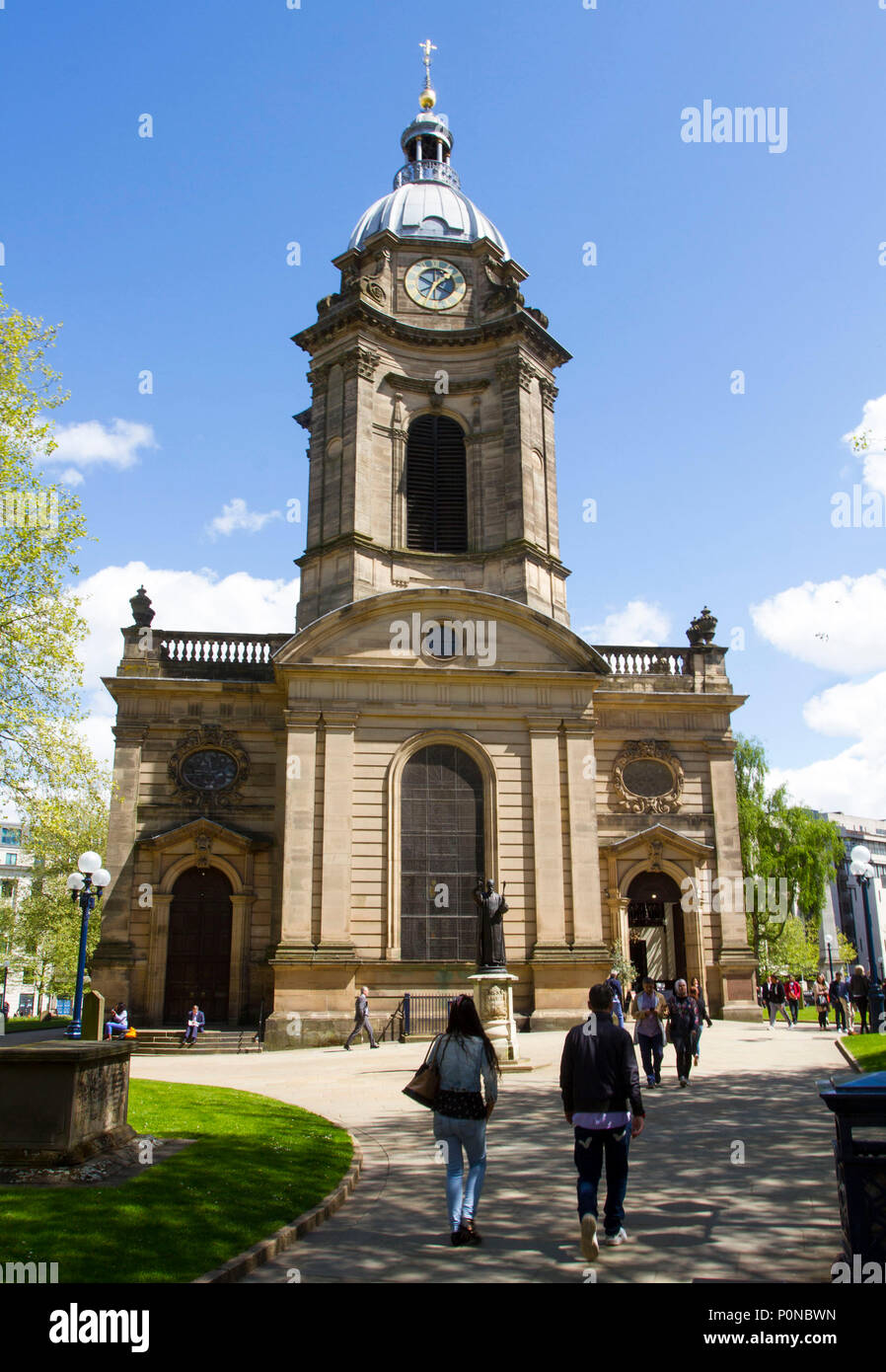 Cathedral Church of St Philip, Colmore Row Stock Photo - Alamy