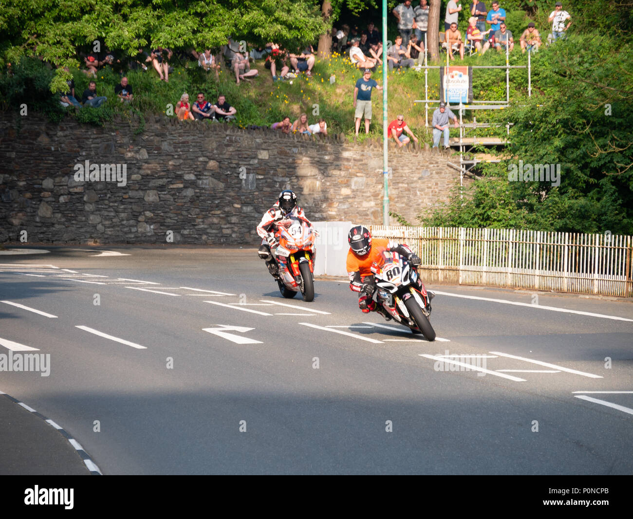 Isle of man tourist trophy track hi-res stock photography and images ...