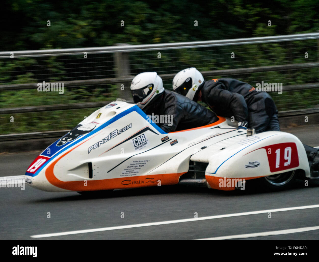 Isle of man tourist trophy track hi-res stock photography and images ...