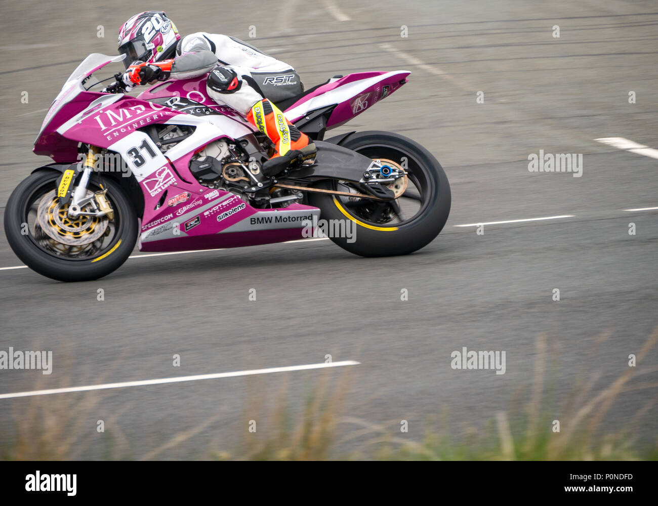 Isle of man tourist trophy track hi-res stock photography and images ...