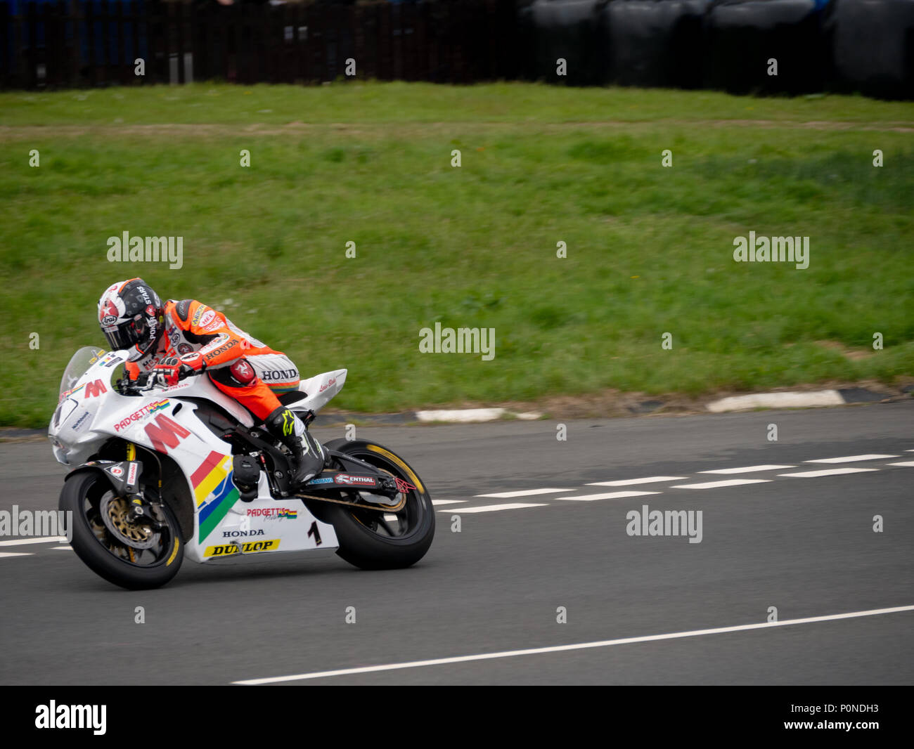 Isle of man tourist trophy track hi-res stock photography and images ...