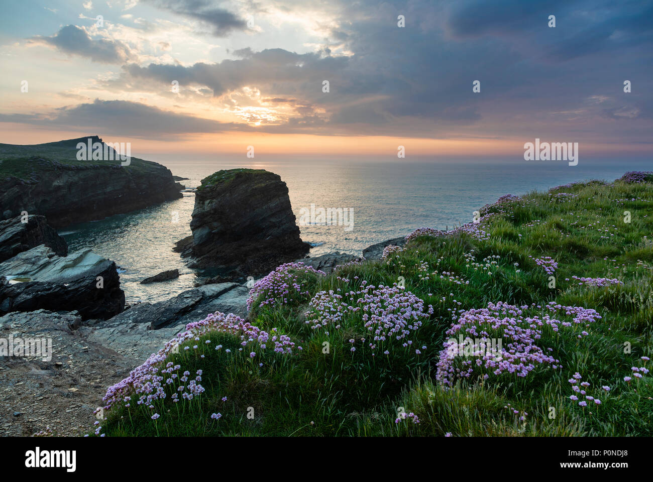 Porth newquay coast hi-res stock photography and images - Alamy