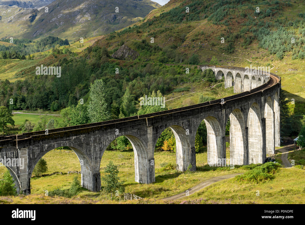 Famous Glenfinnan Railway Viaduct in Scotland Stock Photo - Alamy