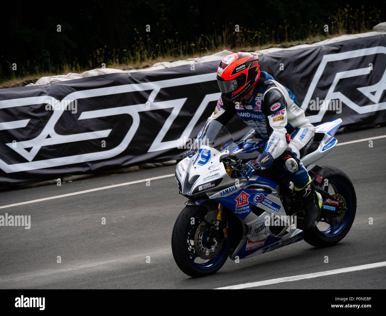 Isle of Man TT 2018. Tourist Trophy road race, mountain course Stock ...