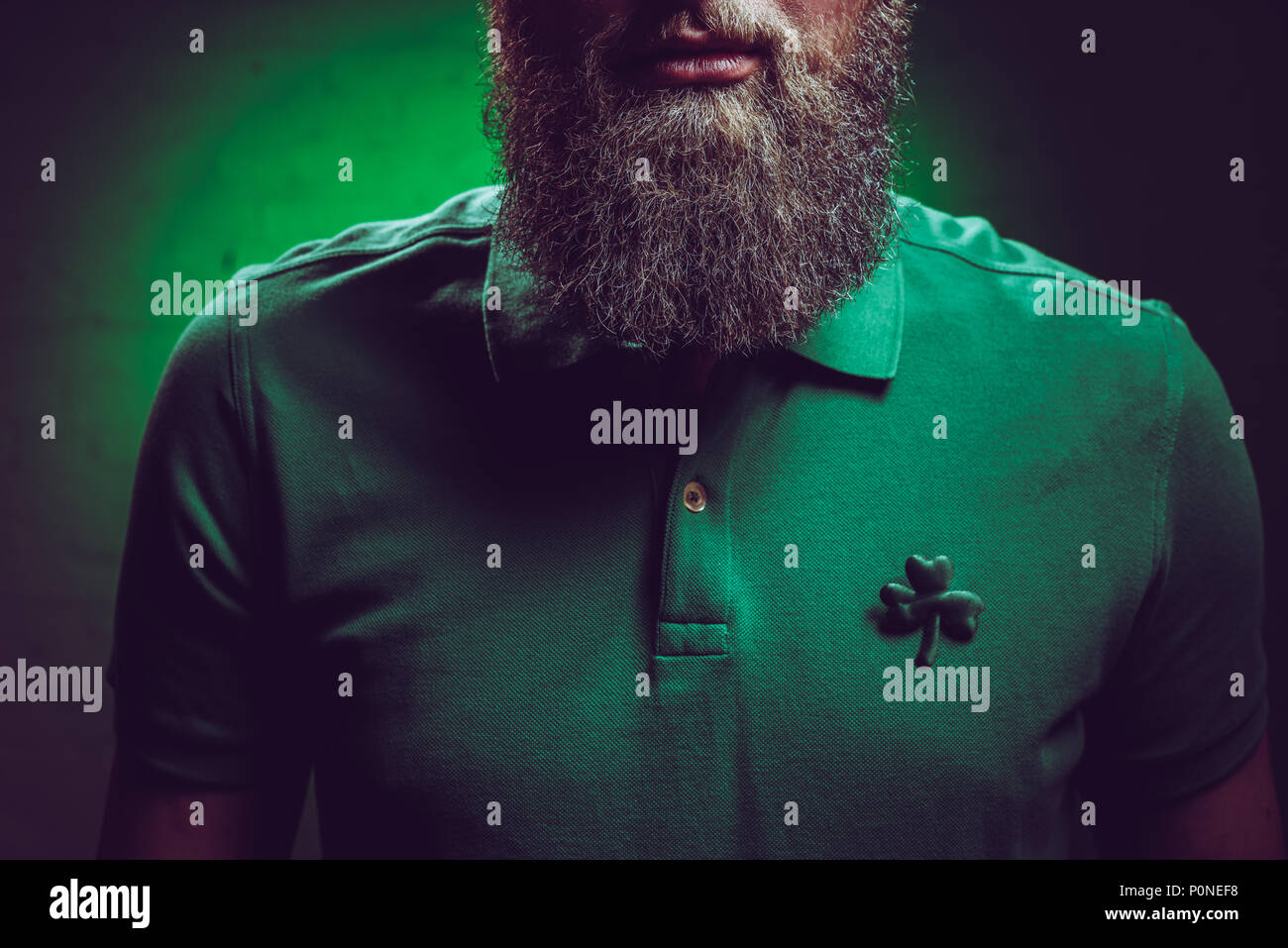 Wearing shamrock hi-res stock photography and images - Alamy