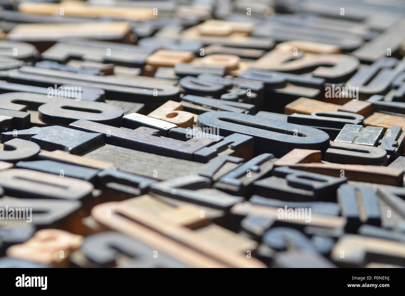 Typesetting numbers hi-res stock photography and images - Alamy