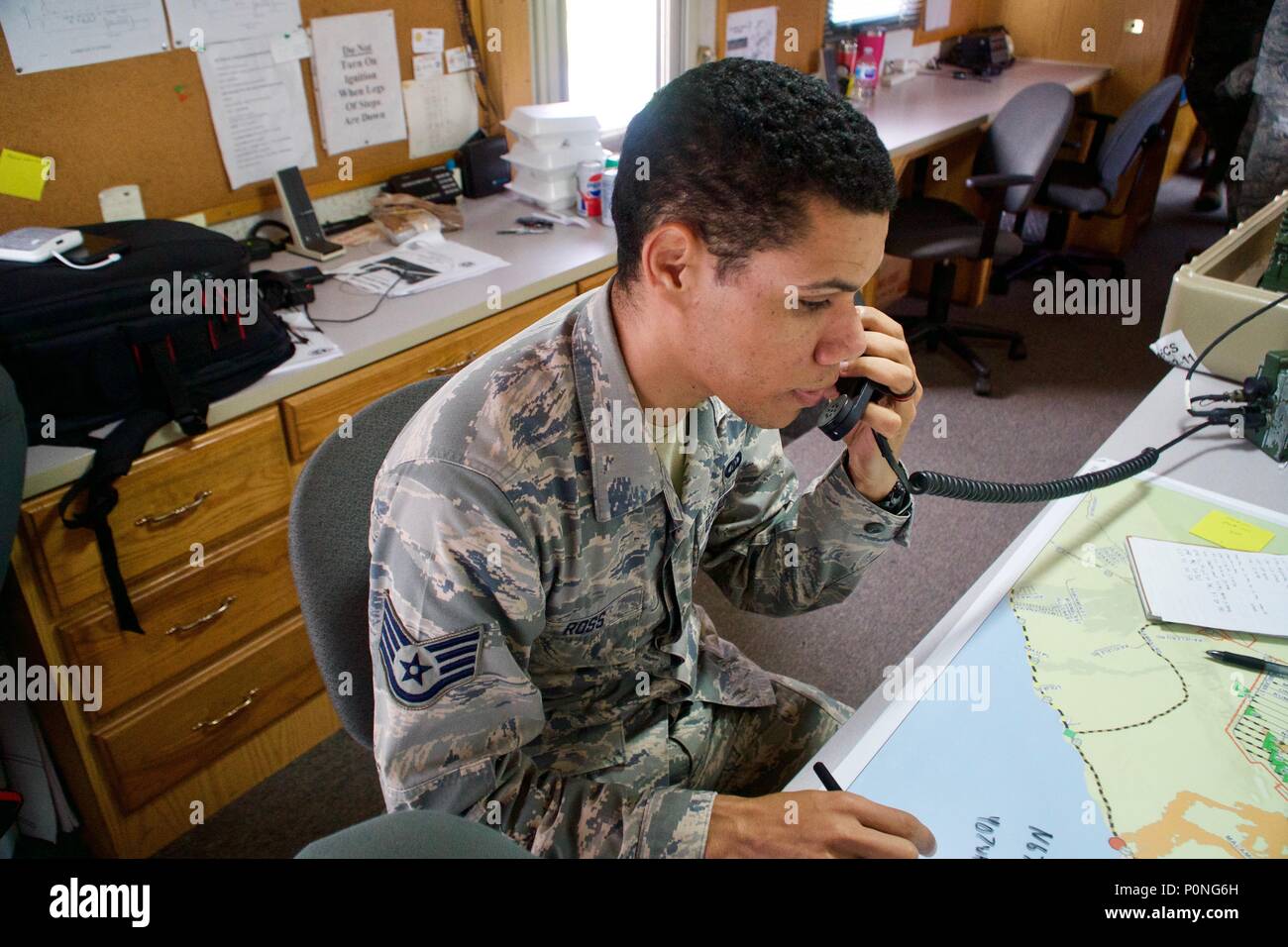 Staff Sergeant Skyler Ross, Air Traffic Control Specialist for the ...