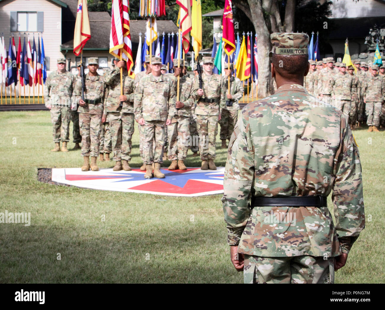 Brig. Gen. Charles R. Hamilton, commander of the 8th Theater ...