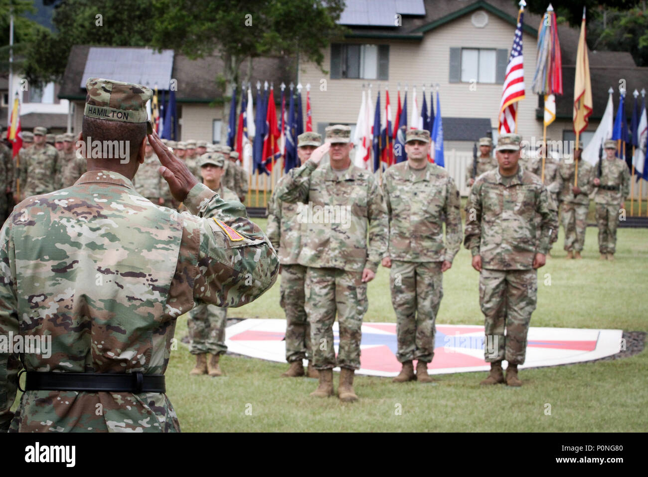 Brig. Gen. Charles R. Hamilton, commander of the 8th Theater ...