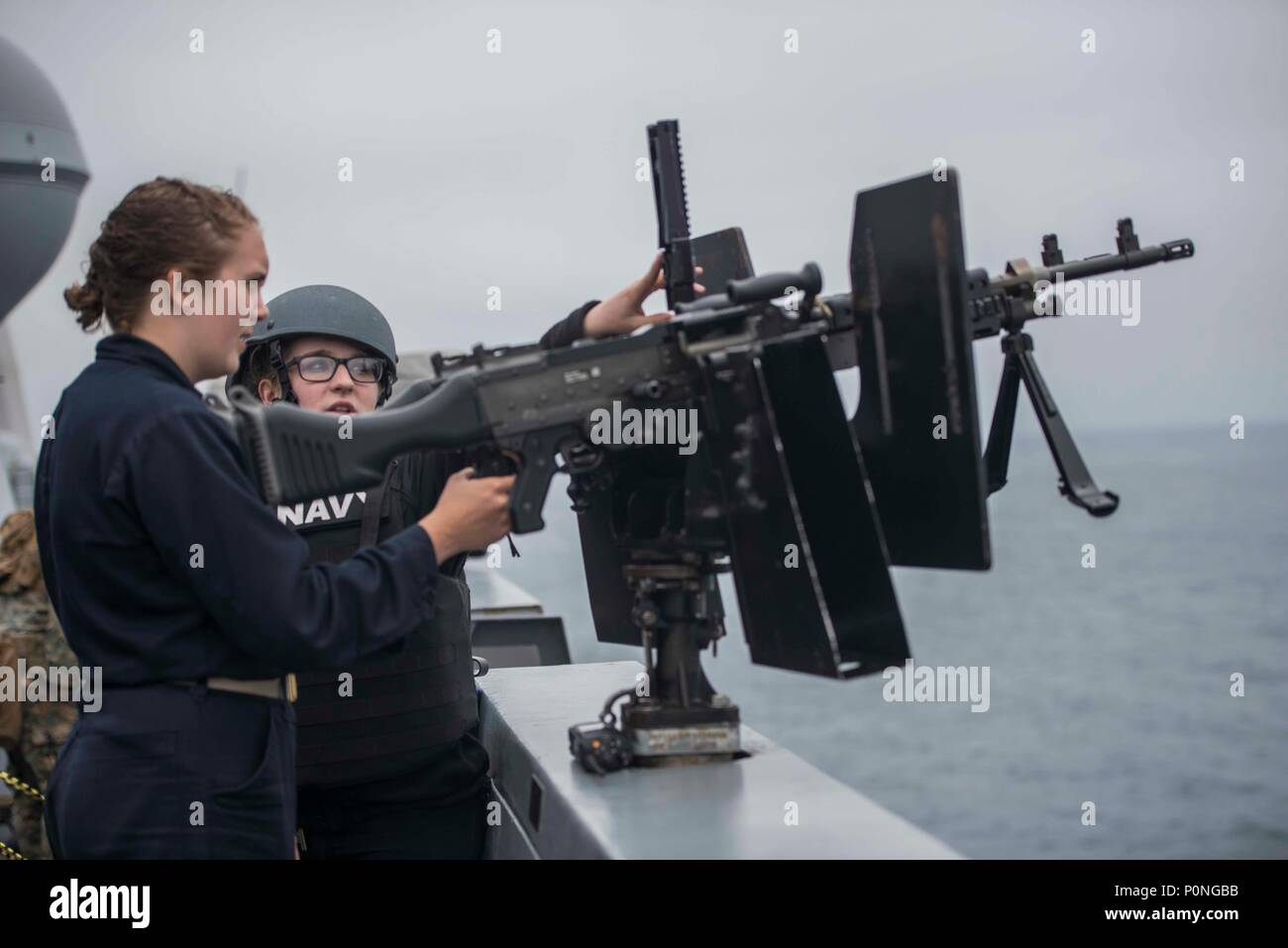 180604-N-YJ378-0064 PACIFIC OCEAN (June 4, 2018) Gunner’s Mate 2nd ...