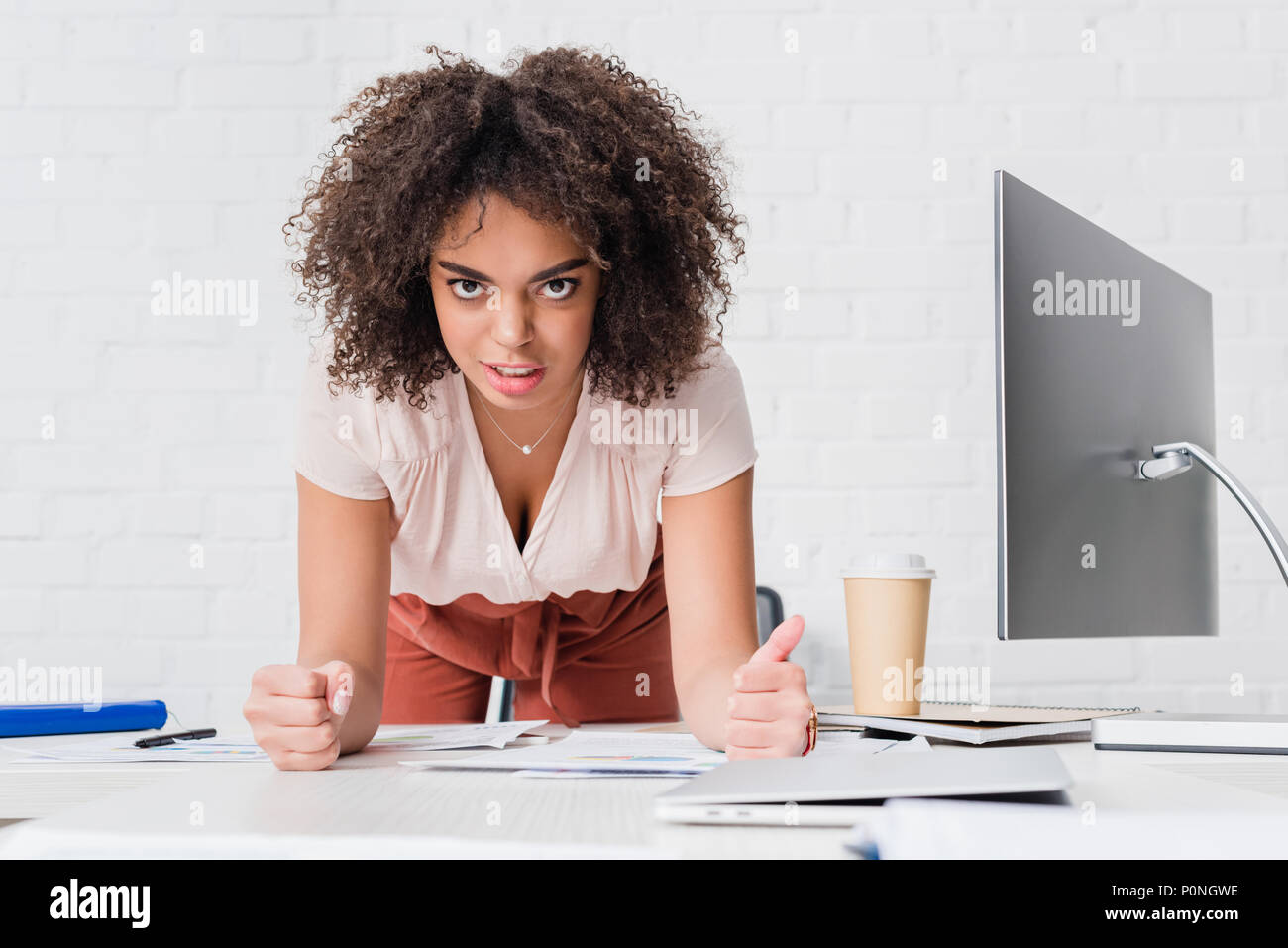 Angry Girl Computer High Resolution Stock Photography and Images - Alamy