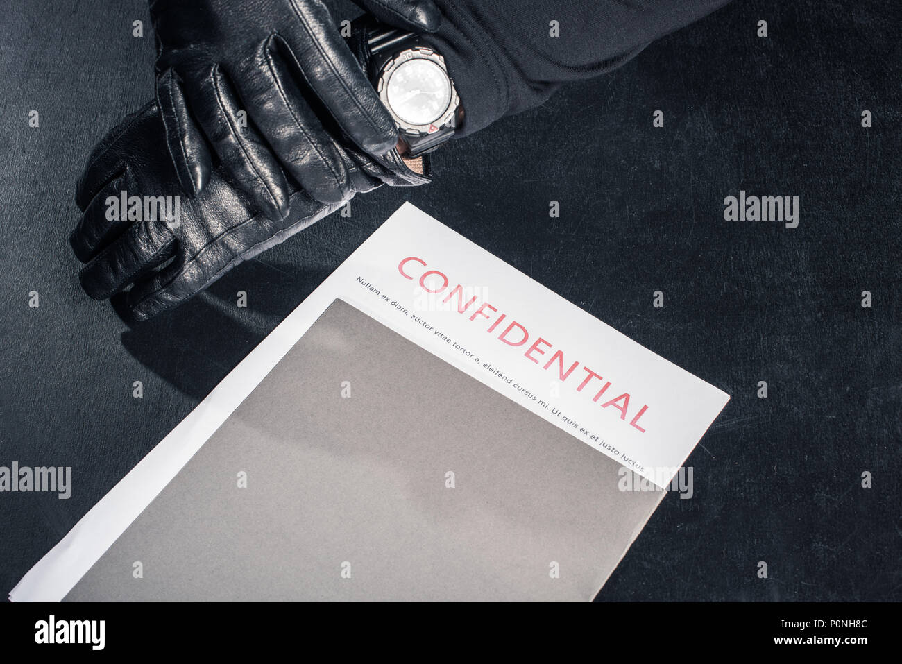 Confidential documents hi-res stock photography and images - Alamy