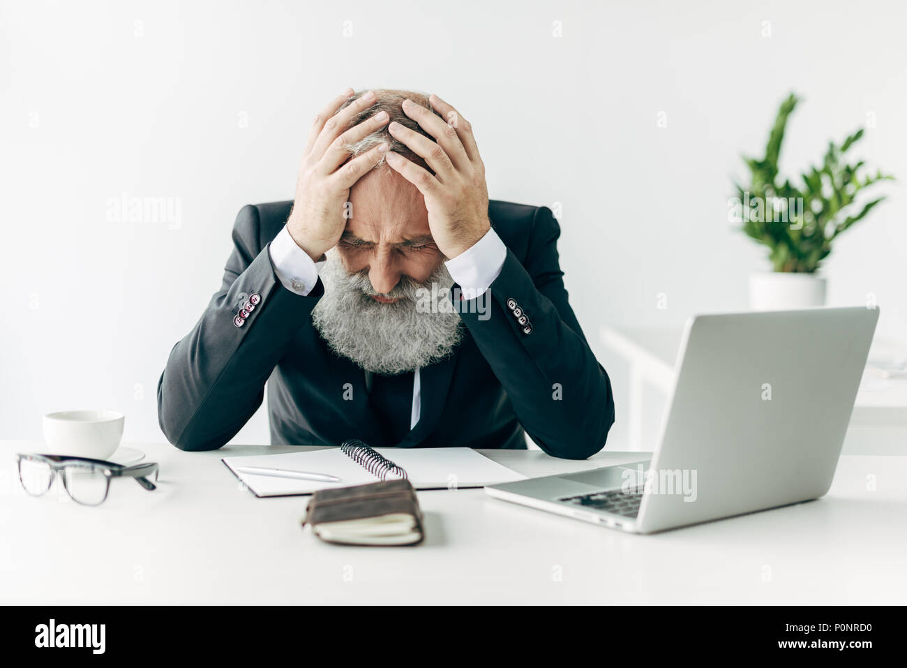 Overworked senior business people hi-res stock photography and images ...