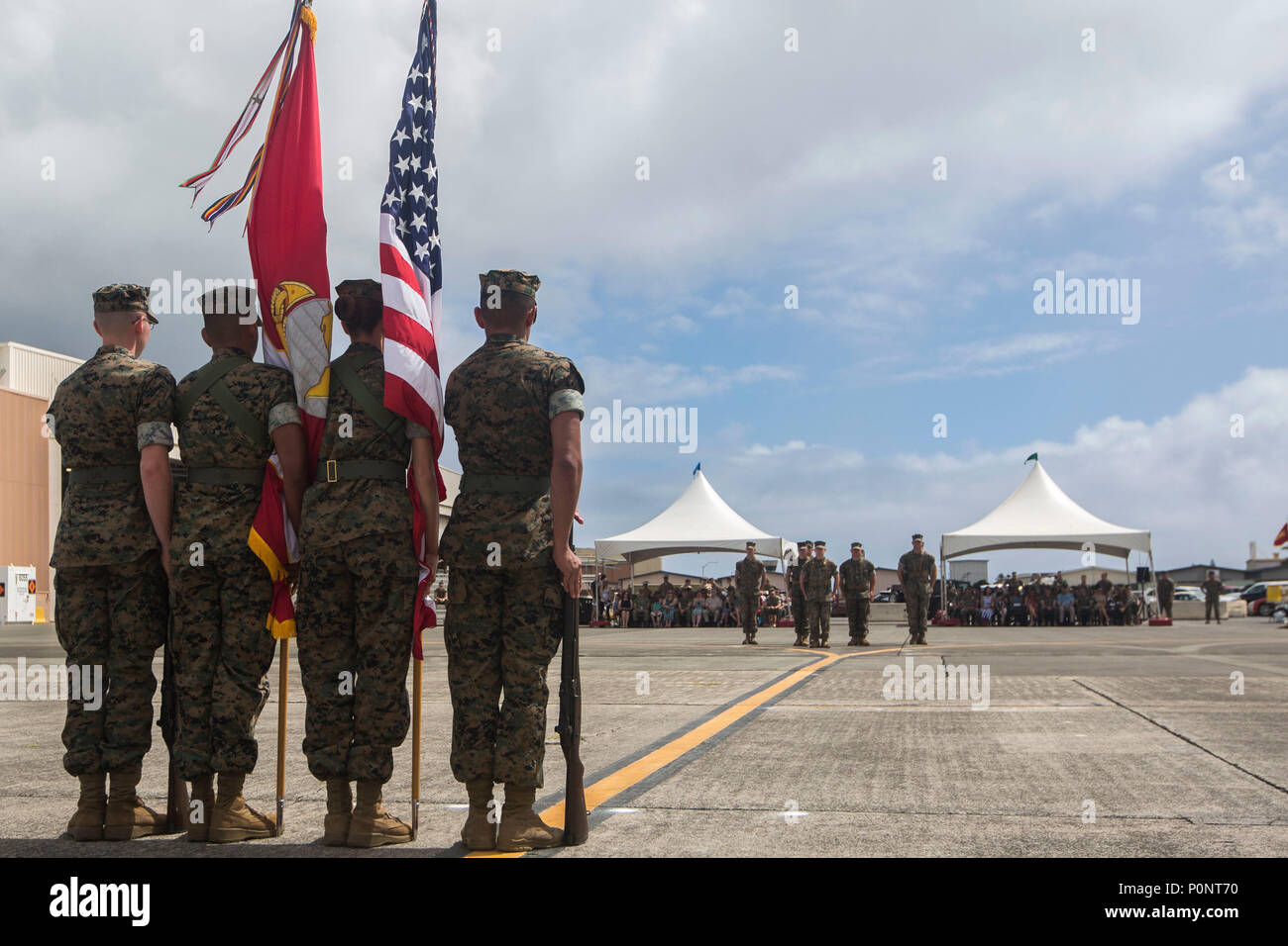 U.S. Marines with Marine Unmanned Aerial Vehicle Squadron 3 (VMU-3 ...