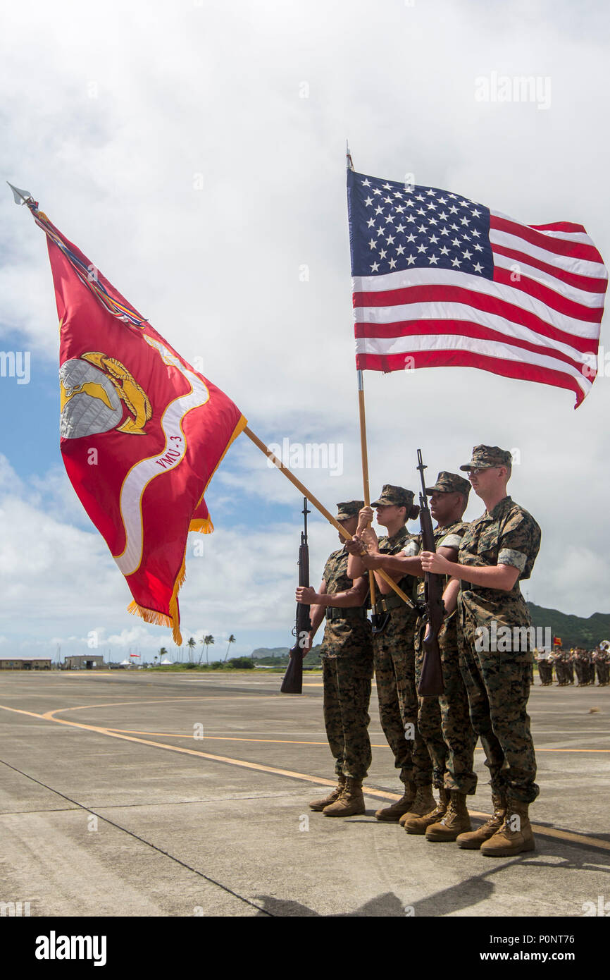 U.S. Marines with Marine Unmanned Aerial Vehicle Squadron 3 (VMU-3 ...