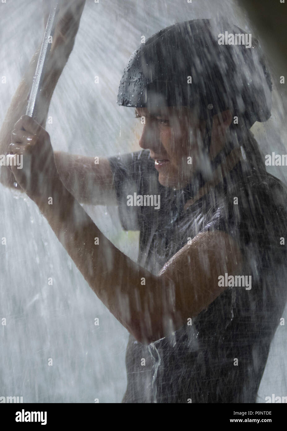 Uss buttercup damage control trainer at naval station hi-res stock ...