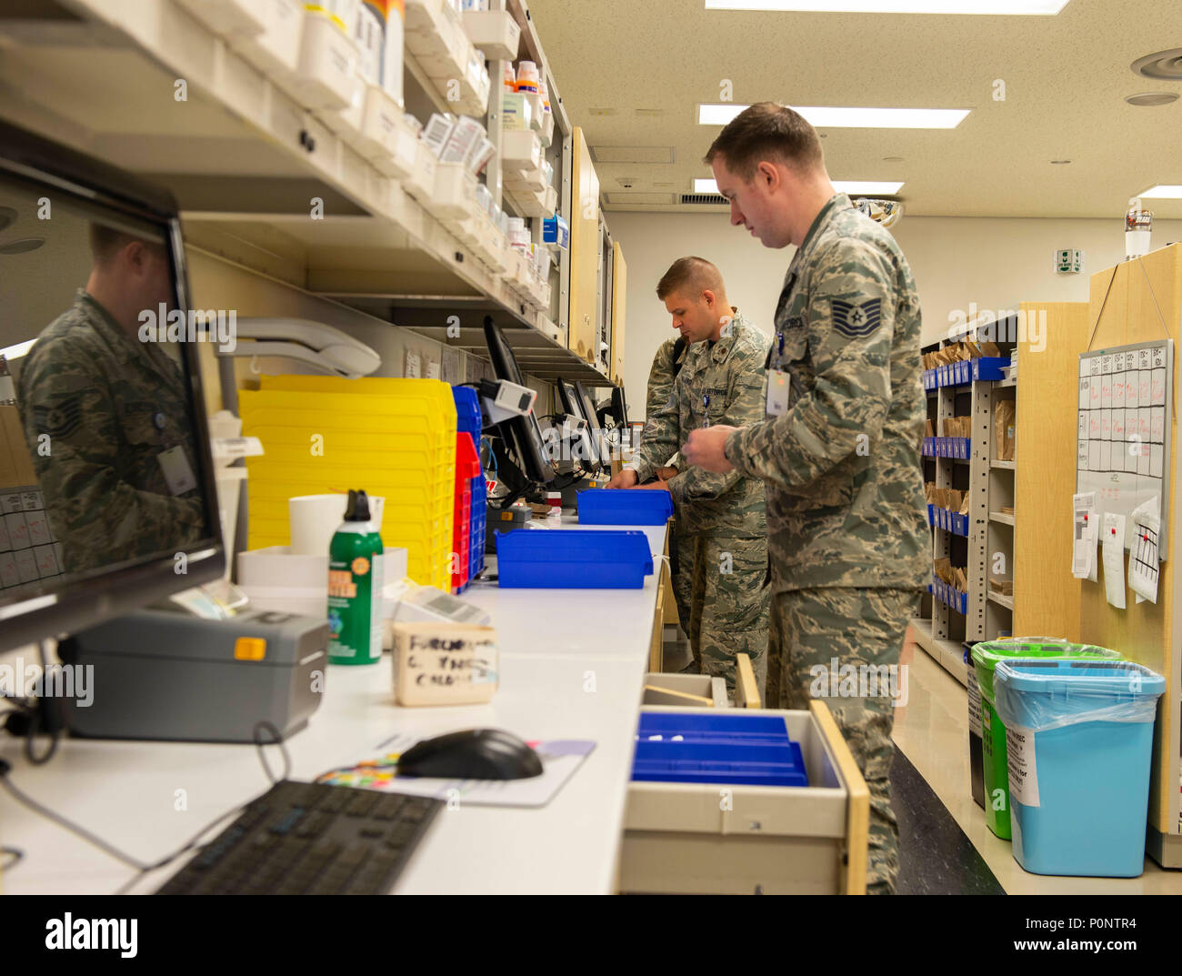 U.S. Air Force Tech Sgt. Ryan Marr, 18th Medical Group pharmacy ...